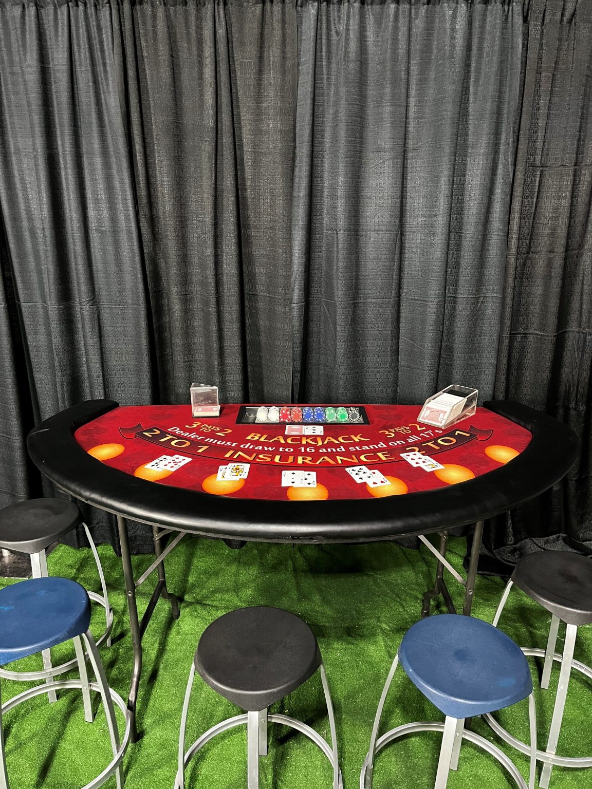 Blackjack Table Rental | Midwest Game Rental Services