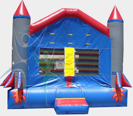 Rocket Ship Inflatable Bounce House Rental Rental - Go Elite Events